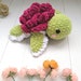 Turtle Crochet, Crochet Turtle Rose, Kawaii Amigurumi, Crochet Animals ...