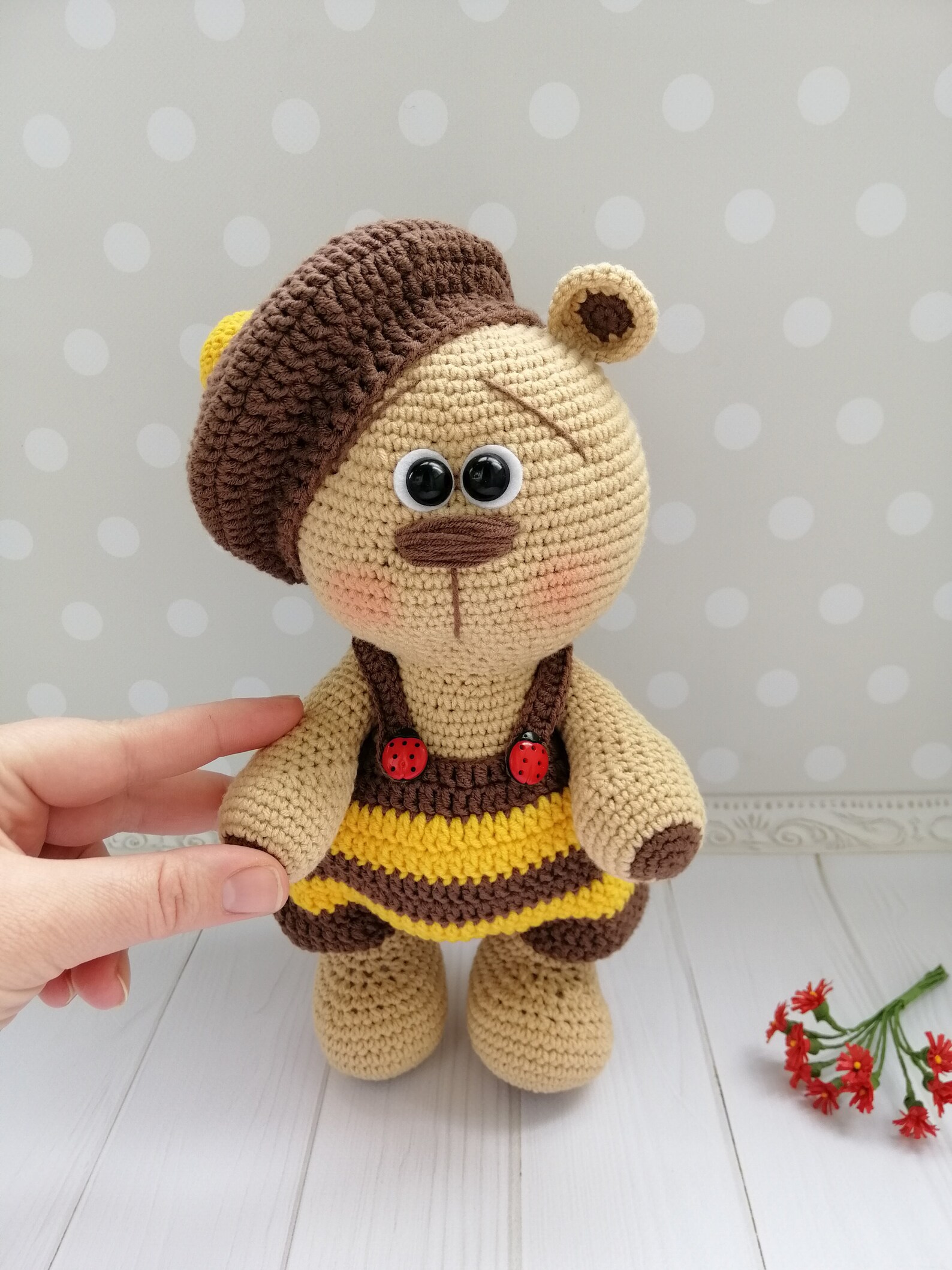 Crochet bear Cuddle me bear Amigurumi bear Crochet animals | Etsy