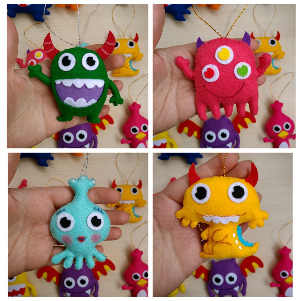 Monsters Toy, Felt Monster, Little Monsters, Baby First Doll, Monster ...