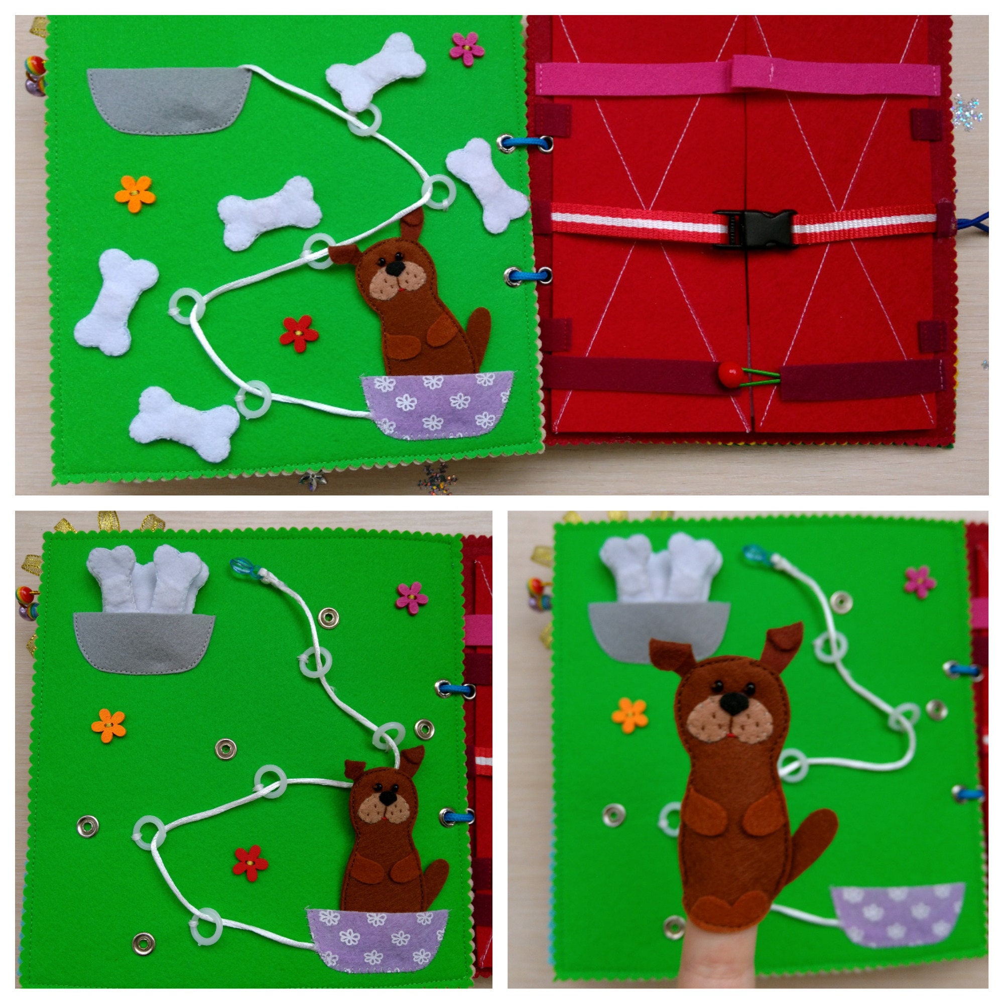 Quiet Book Busy Book Personalized quiet book Felt toy Soft | Etsy