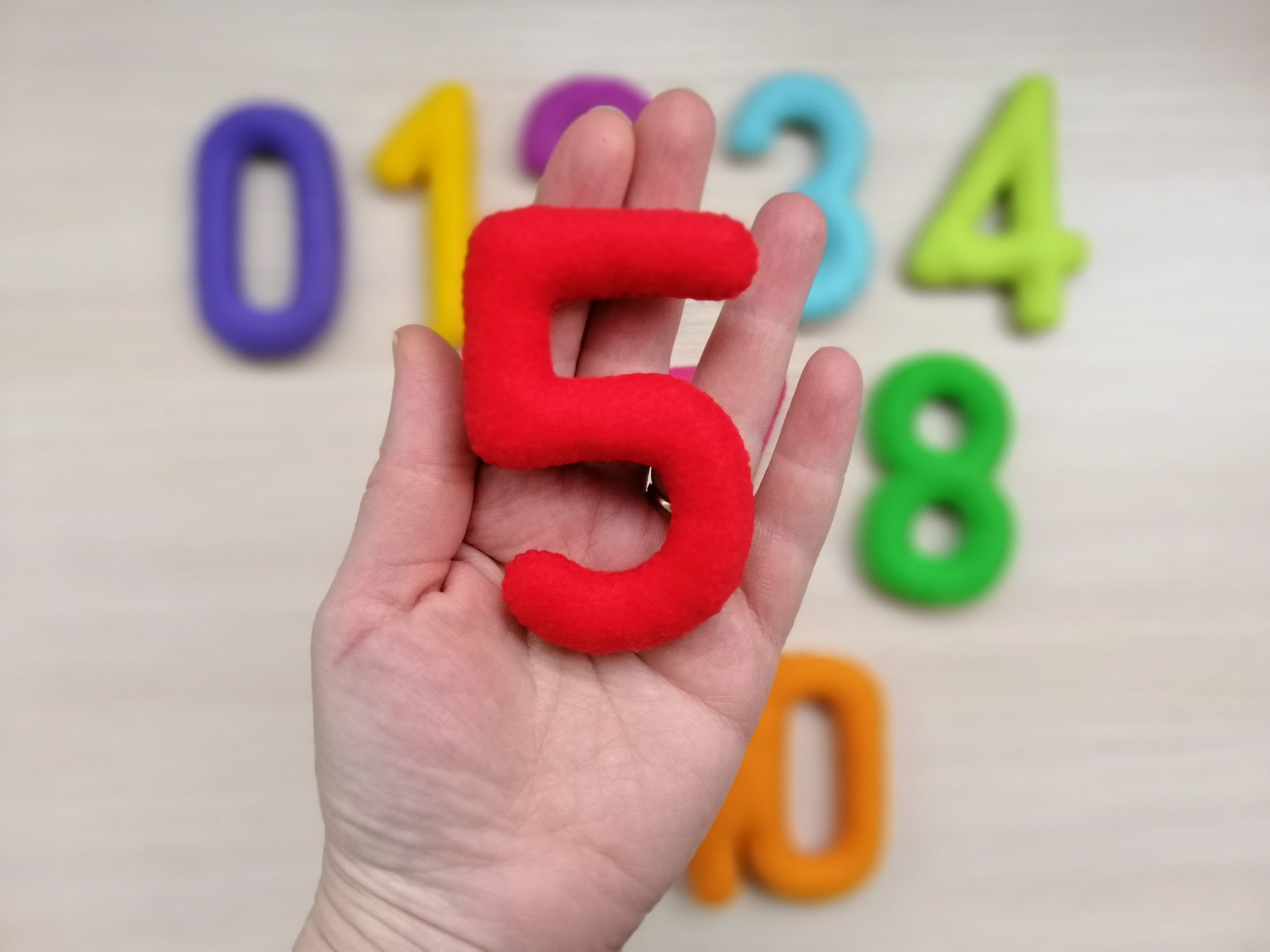 Felt Numbers Numbers Birthday Decor Felt Ornament Toddler | Etsy