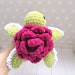 Turtle Crochet, Crochet Turtle Rose, Kawaii Amigurumi, Crochet Animals ...