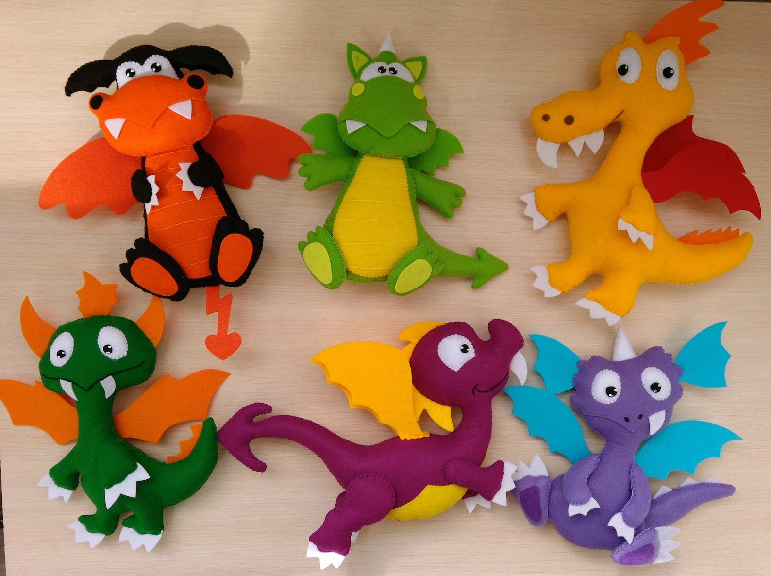 Felt Dragon Dragon Ornament Fantasy Dragon Dragon Gift - Etsy