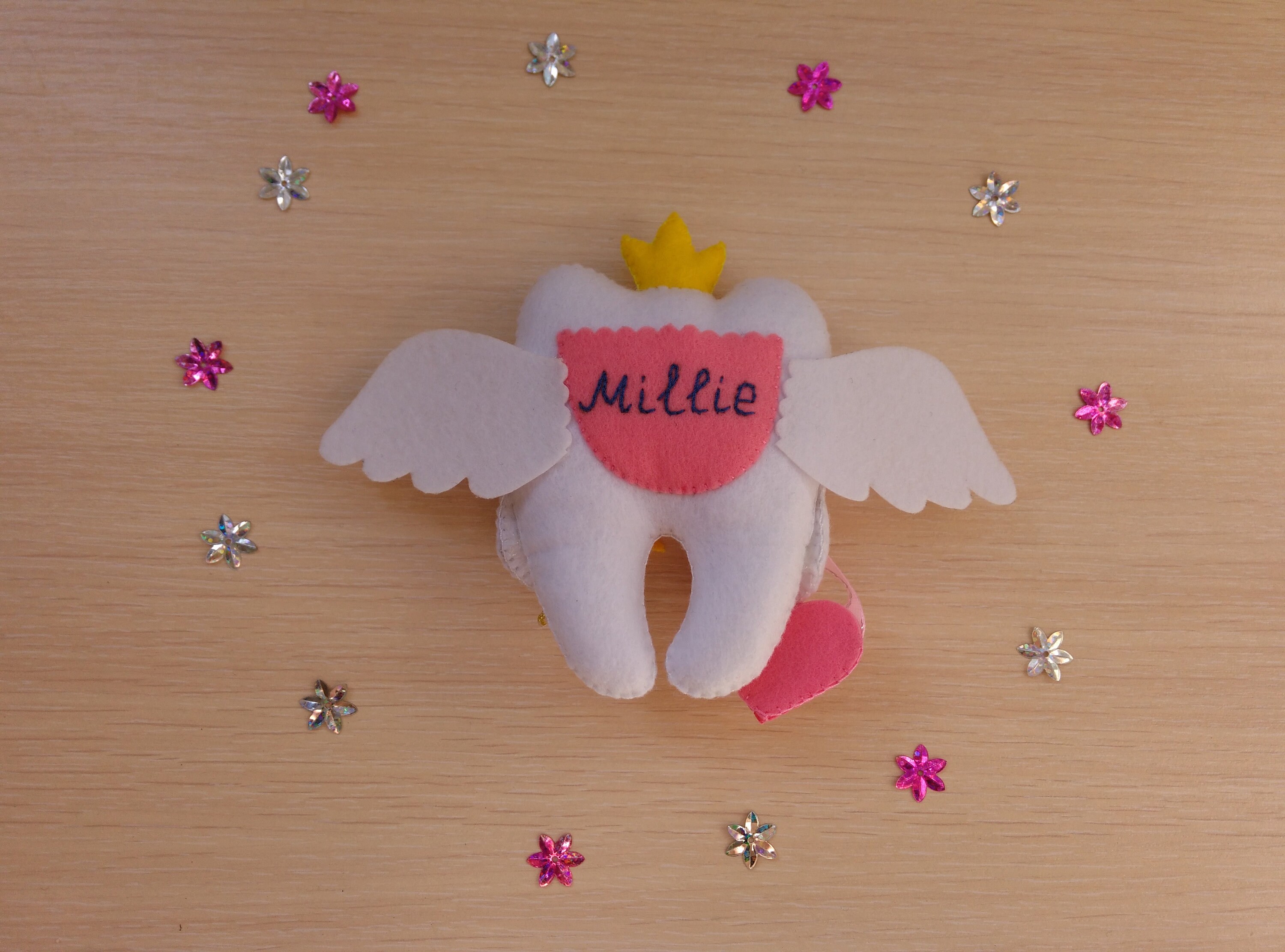 Tooth Fairy Baby Shower Gift Personalized Tooth Fairy Felt | Etsy