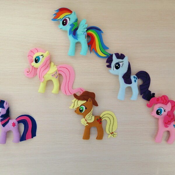 My Little Pony Felt - Etsy
