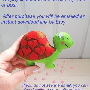 Felt Turtle, Felt Turtle Pattern, Felt Sea Animals, Felt Sea Creatures ...