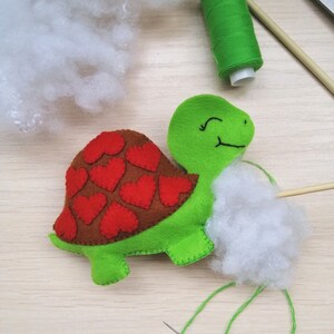 Felt Turtle, Felt Turtle Pattern, Felt Sea Animals, Felt Sea Creatures ...