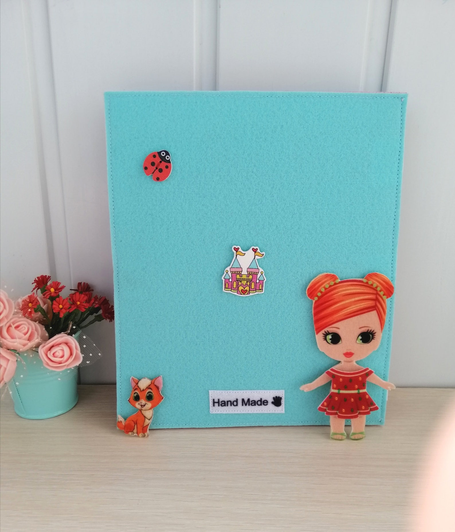 Quiet Book Dollhouse, Mini Book, Mini Books for Dolls, Dollhouse Quiet ...