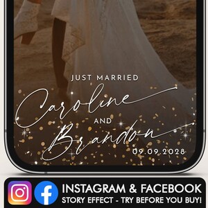 Wedding Instagram Filter, Wedding Instagram Effect, Custom Filter for ...