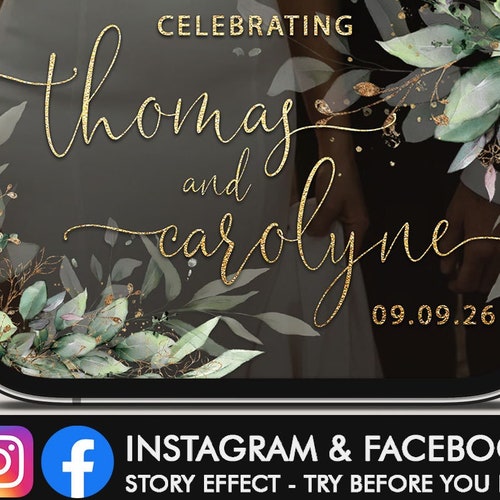 Wedding Instagram Filter Wedding Instagram Effect Custom - Etsy