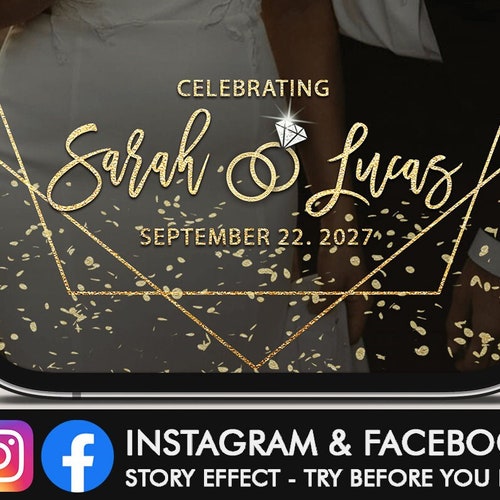 Wedding Instagram Filter Wedding Instagram Effect Custom - Etsy