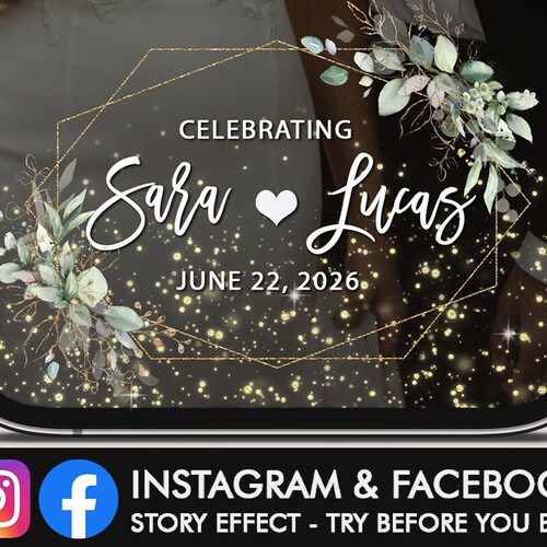 Wedding Instagram Filter Wedding Instagram Effect Custom - Etsy