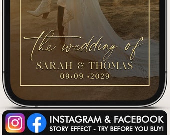 A02 Wedding Instagram Filter, Wedding Instagram Effect, Custom Filter ...