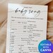 Name That Baby Song - Name That Baby Tune, Printable Baby Shower Game ...