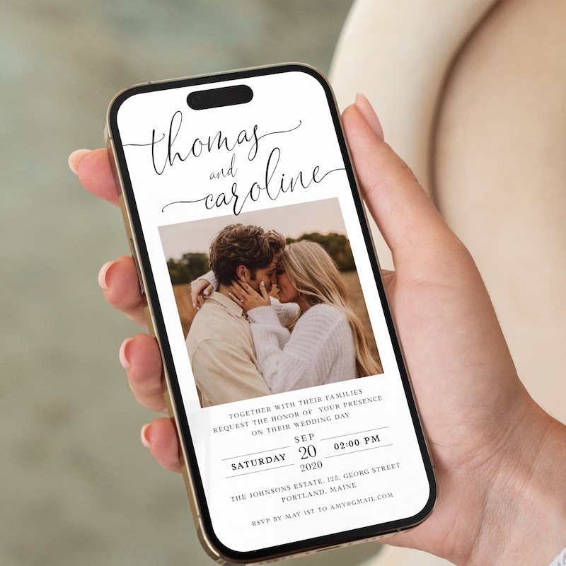 Phone Invitation - Etsy