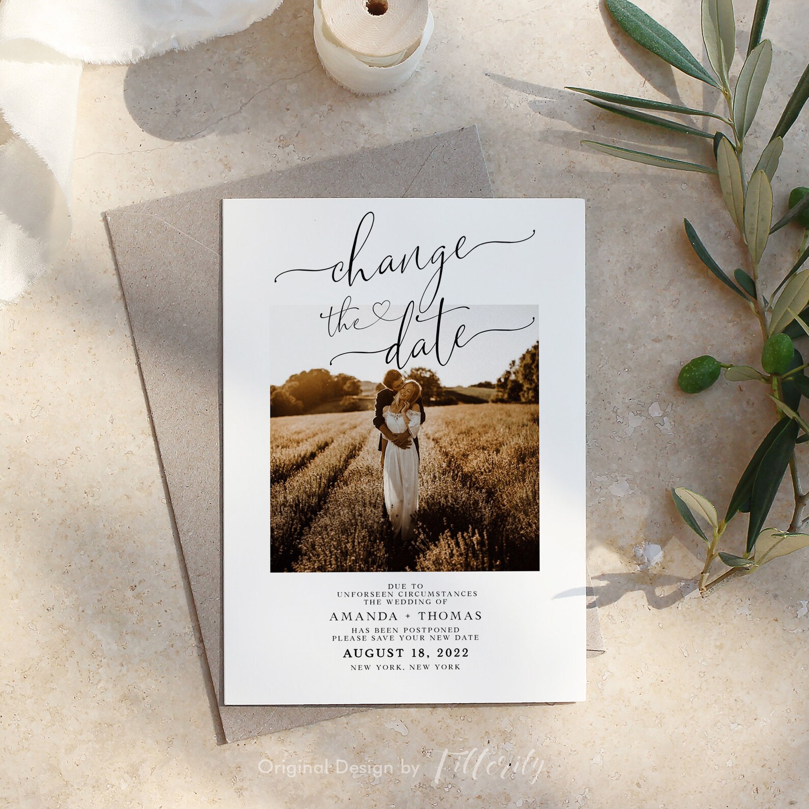 Change the Date, Save the Date, Change the Date Template, Save the Date ...
