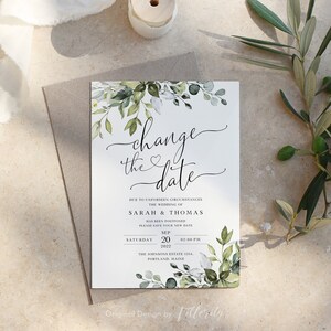 Change the Date, Save the Date, Change the Date Template, Save the Date ...