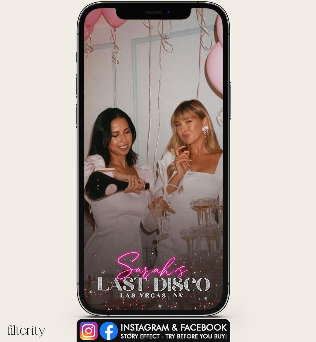 Last Disco Bachelorette Instagram Filter, Bachelorette Party Instagram ...