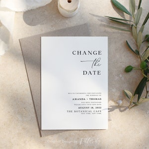 Change the Date, Save the Date, Change the Date Template, Save the Date ...