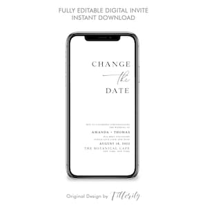 Change the Date, Save the Date, Change the Date Template, Save the Date ...