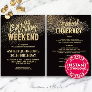 Birthday Invitations, Birthday Invitation Template, Printable Birthday ...
