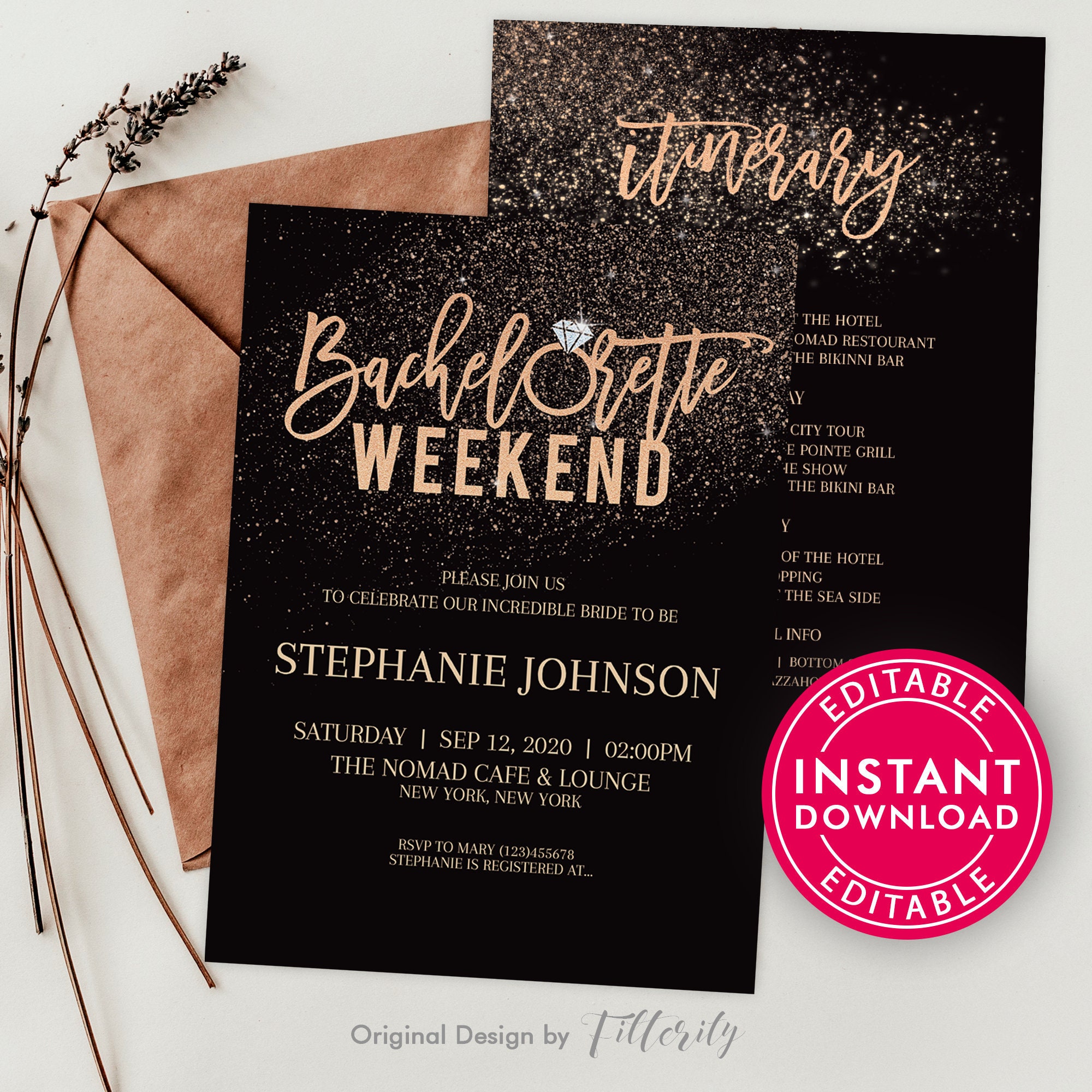 Bachelorette Party Invitations Bachelorette Party Invitations | Etsy