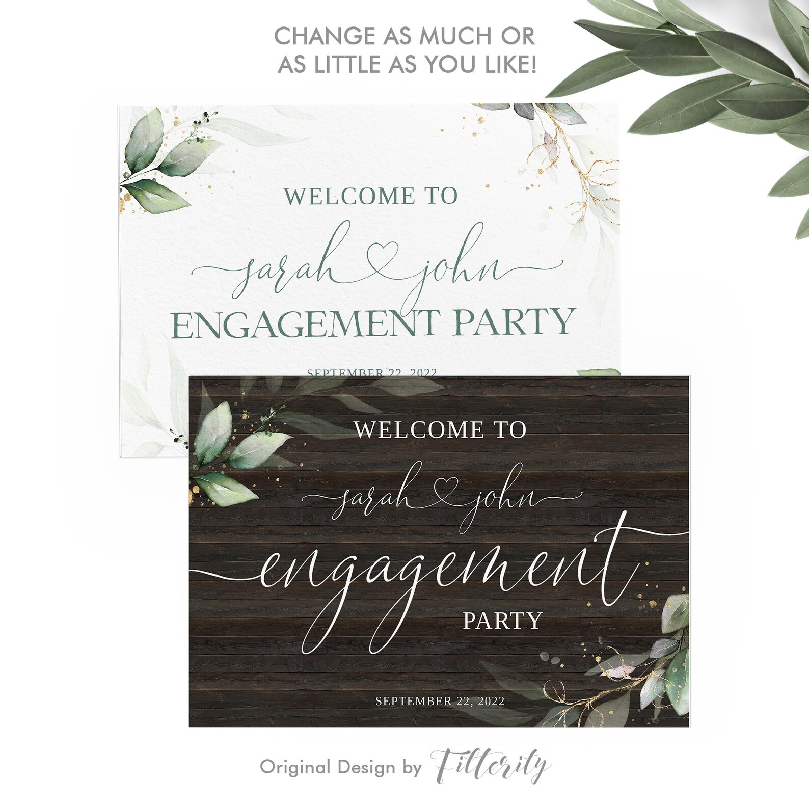 Engagement Welcome Sign Engagement Party Welcome Sign - Etsy