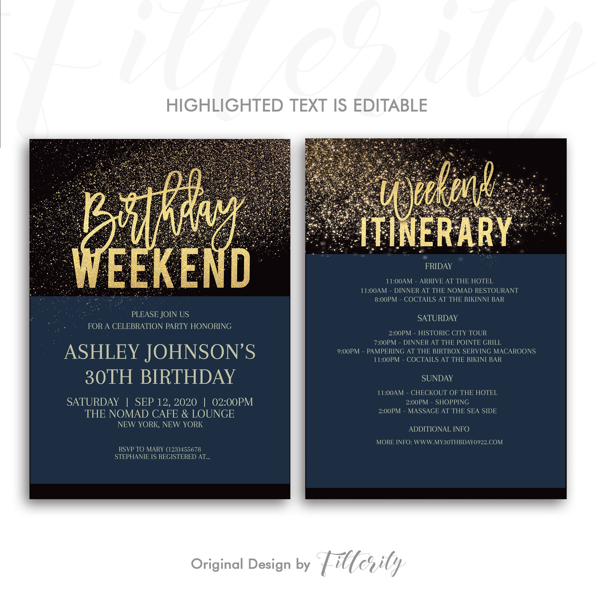 Birthday Invitations, Birthday Invitation Template, Printable Birthday ...