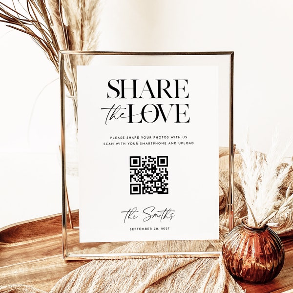 Table Wedding With Qr Share - Etsy