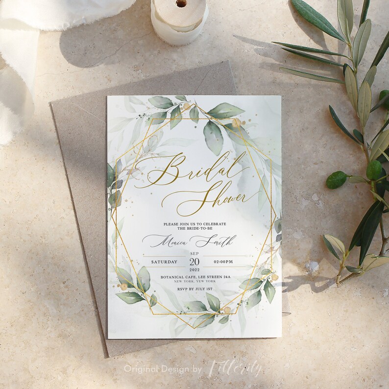 Boho Bridal Shower Invitation Bridal Shower Invites | Etsy