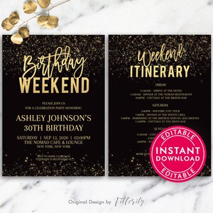 Birthday Invitations, Birthday Invitation Template, Printable Birthday ...