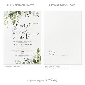 Change the Date, Save the Date, Change the Date Template, Save the Date ...