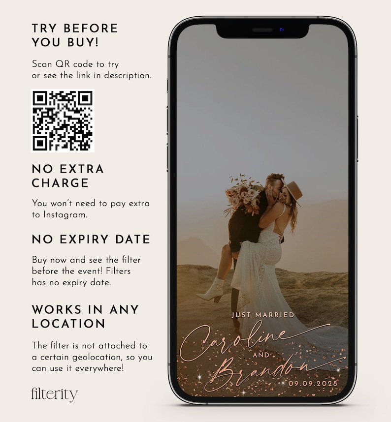 Wedding Instagram Filter Wedding Instagram Effect Custom - Etsy