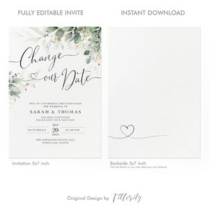 Change the Date, Save the Date, Change the Date Template, Save the Date ...