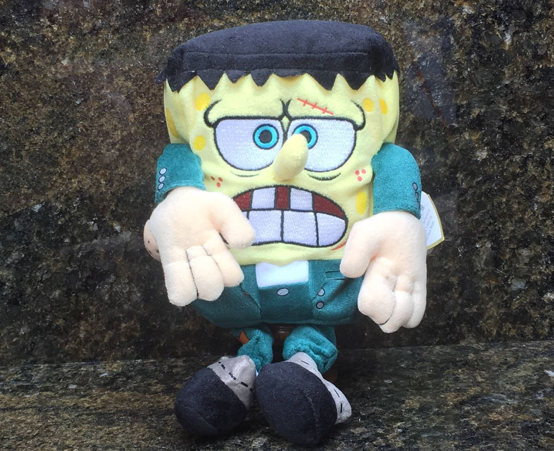 TY Beanie Baby, Spongebob Frankenstein - Etsy