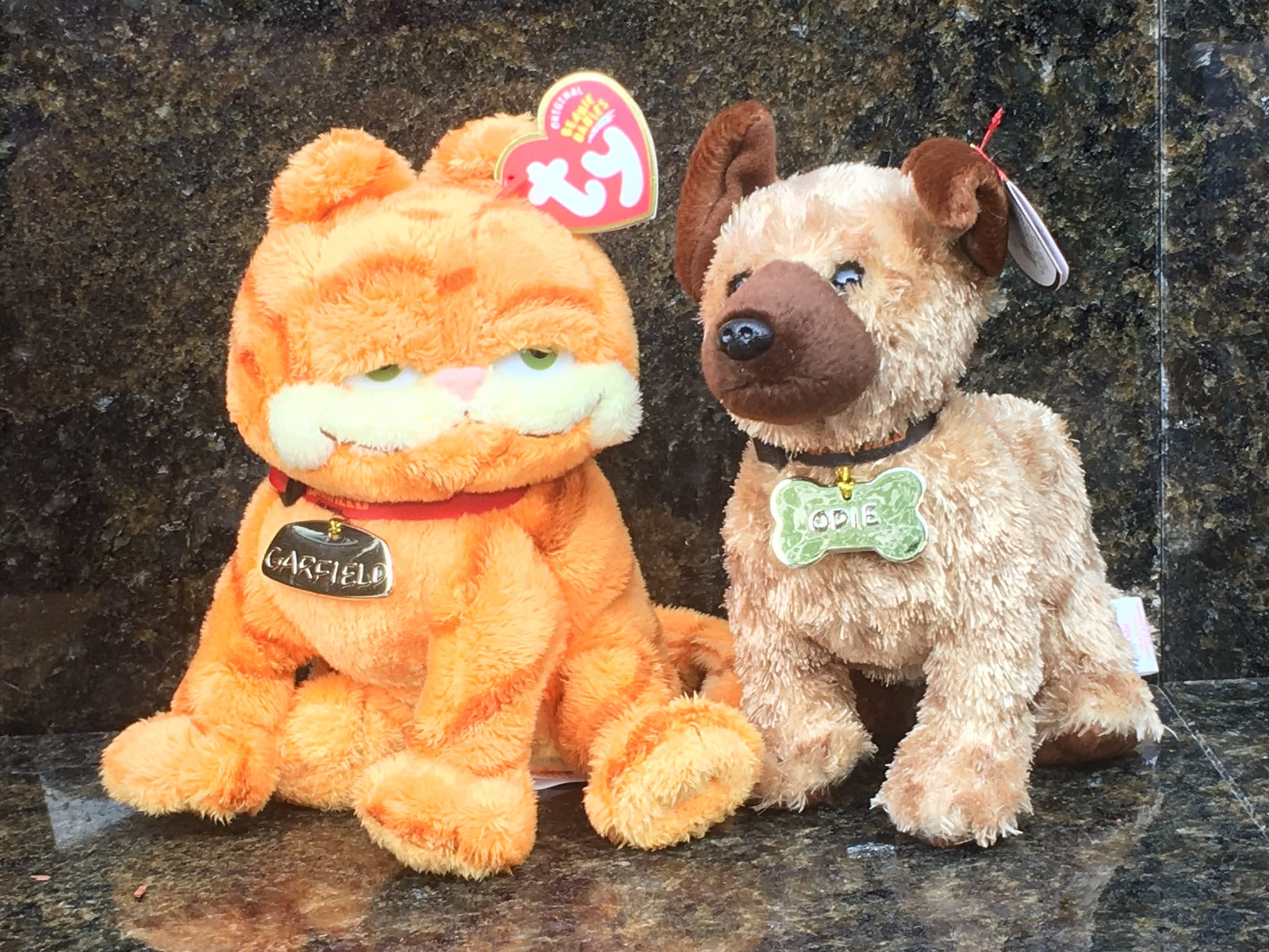 TY Beanie Baby, Garfield, Odie, Nermal, Luca, Arlene, Louis and Pooky ...