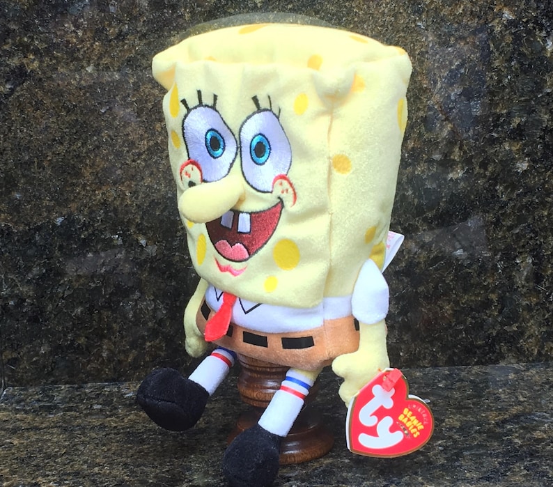 TY Beanie Baby, Spongebob Squarepants, Squidward Tentacles, & Patrick ...
