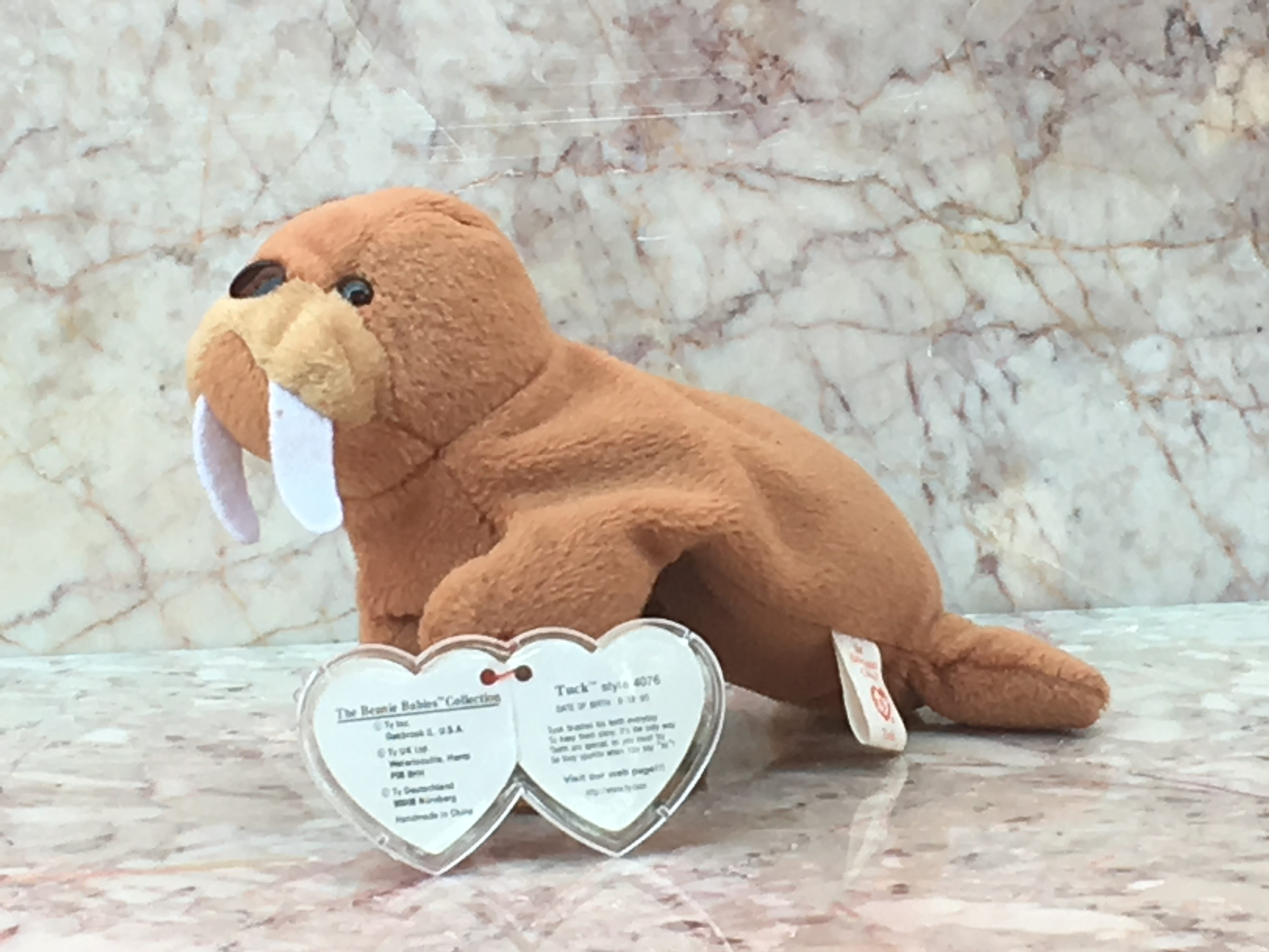 TY Beanie Baby, Tusk (rare, Mislabeled "tuck") (style 4076) - Etsy