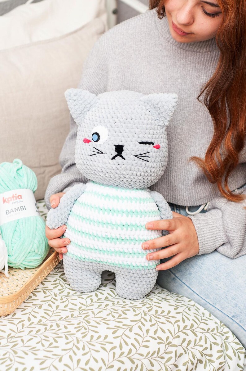 Gigi Cat, Crochet Pattern Cat, Amigurumi Pattern Cat - Etsy