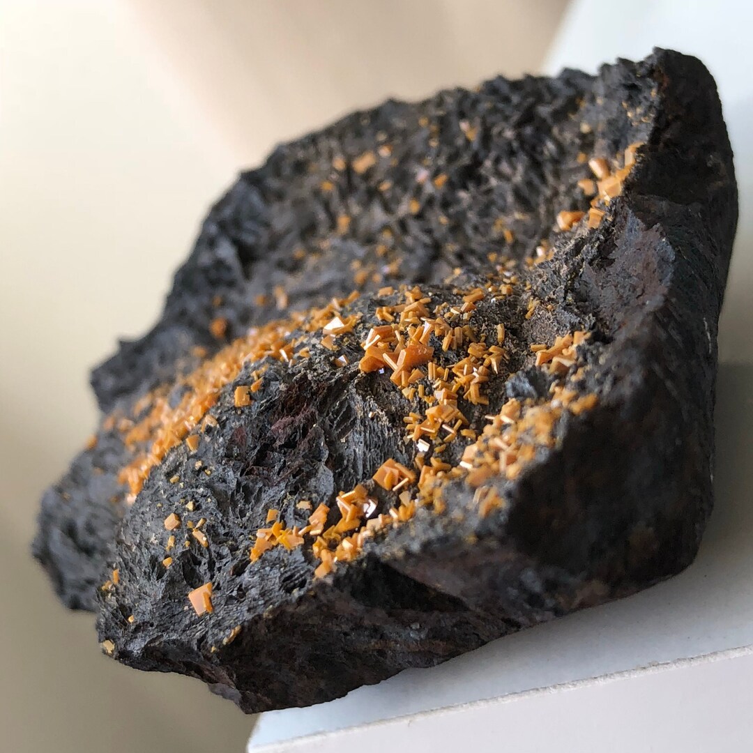 Wulfenite Crystals on Matrix Stuning Display Piece Well Defined ...
