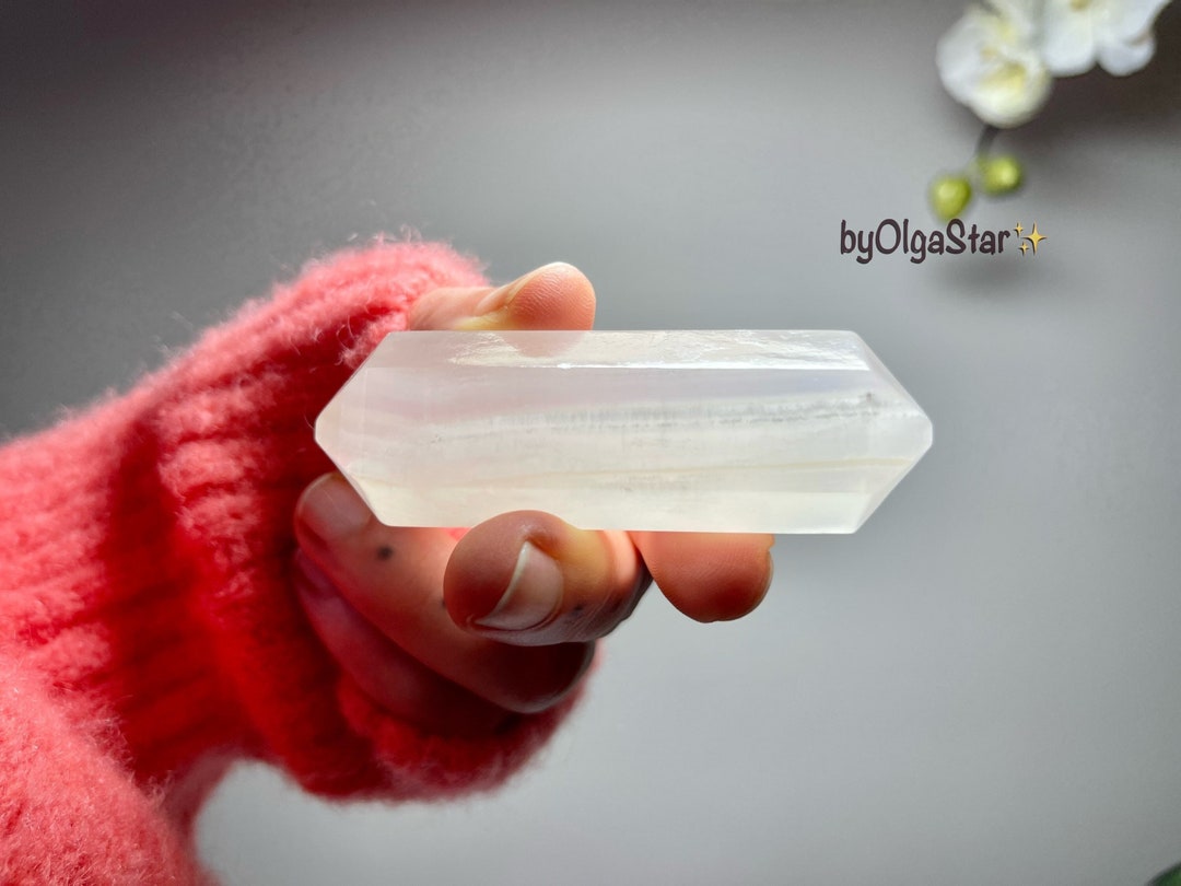 WHITE ARAGONITE Crystal True Earth Healer Highest Frequency Crystal for ...