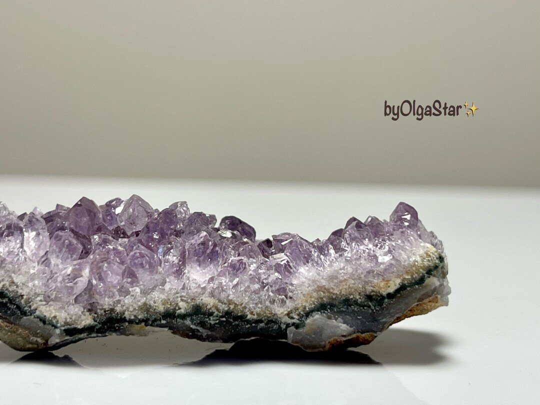 Tiny Sparkly Energetic Amethyst Crystal Cluster Gemstones | Raw Organic ...