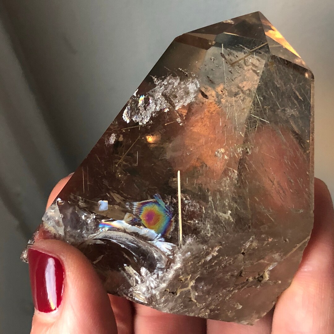 Multidimensional Gold Rutile Kaleidoscope Quartz Crystal Awareness ...