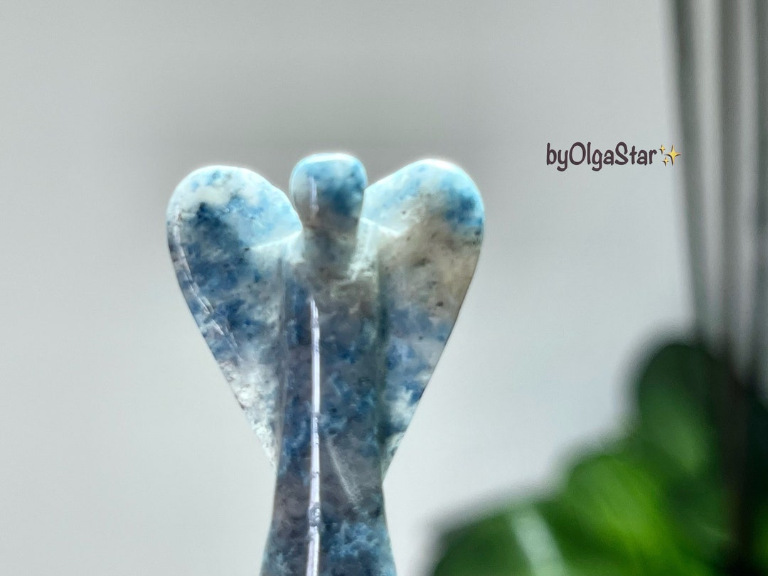 Your Very Own Carry on Pocket Trolleite Crystal Angel Tiny Sculpture ...