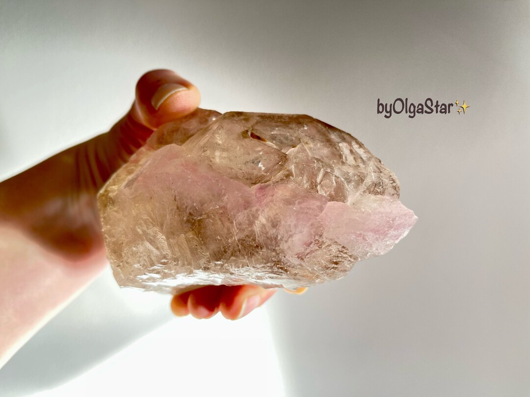 Incredible Elestial Skeletal Smoky Quartz and ROSE Quartz Vein Like ...