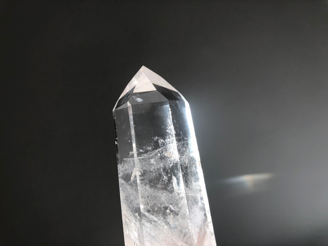 GAIA ASCENSION High Frequency Energy Crystal Glass Clear Quartz Earth ...