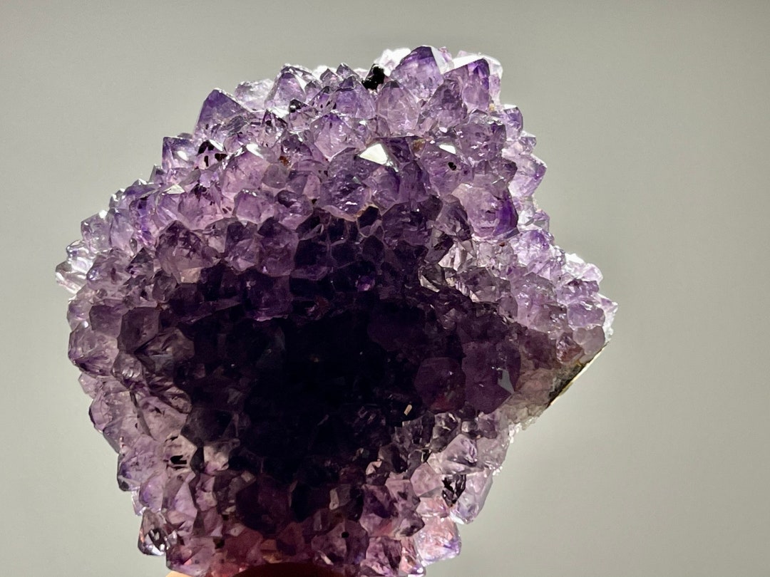 Electric Amethyst FLOWER Crystal Cluster From Brazil Lilac Purple ...