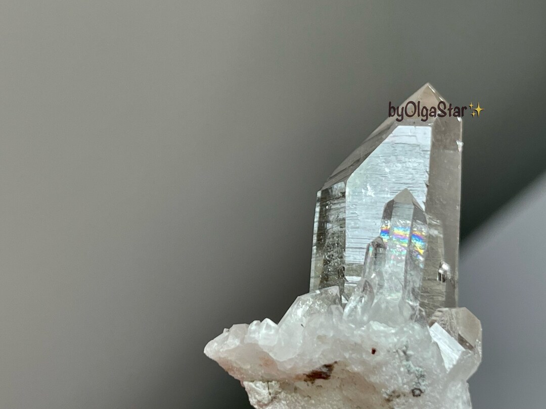 RARE Raw Natural Colombian Optical Quartz Crystal Cluster High ...