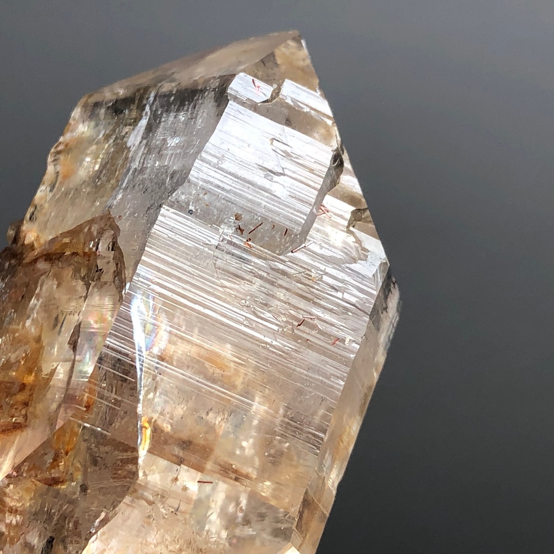 Stunning Clear Quartz Crystal Point With Babies Abundance Crystal ...