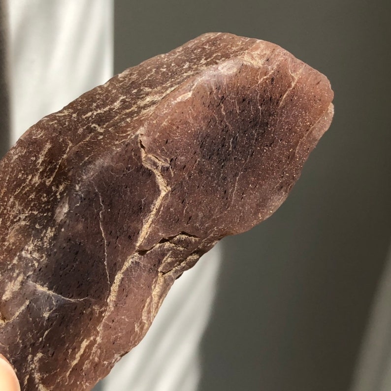 Large Raw Red-Brown Sunstone Crystal. Rough Mineral Rock. | Etsy